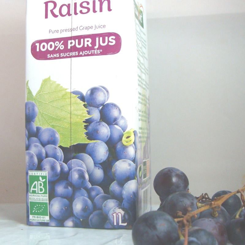 Jus de Raisin Bio - Du Panier à l'Assiette