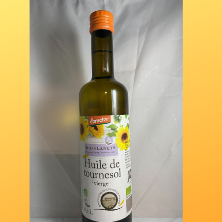 Huile de Tournesol Bio - Du Panier à l'Assiette