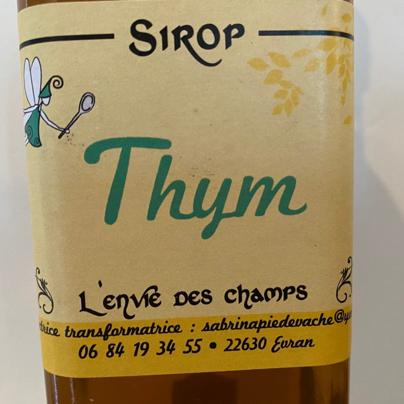Sirop de Thym Bio - Du Panier à l'Assiette