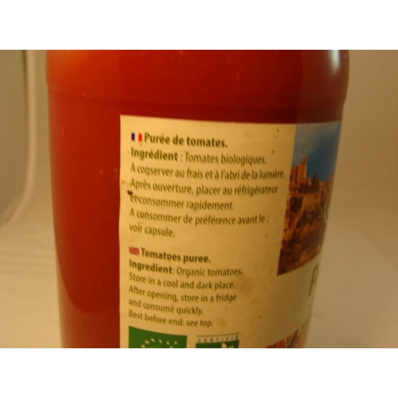 Passata Nature Bio - Du Panier à l'Assiette